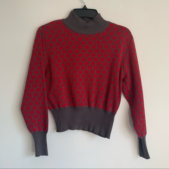 Modcloth | Sweaters | Dot Print Sweater | Poshmark